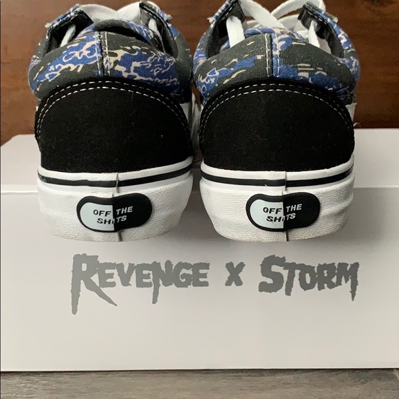 Vans | Shoes | Revenge X Storm Ian Connor Blue Camo Size 6 In Men ...